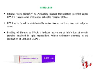 Drugs used in Hyperlipidemia | PPTX
