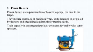 Equipment use for pesticide application | PPTX