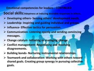 Leading Change and emotional intelligence— creating experiences for ...
