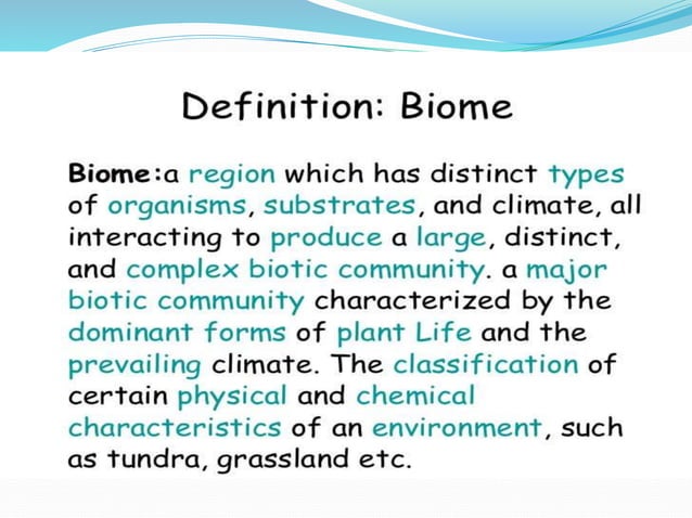Biome, Aquatic Biome, Classification | PPTX