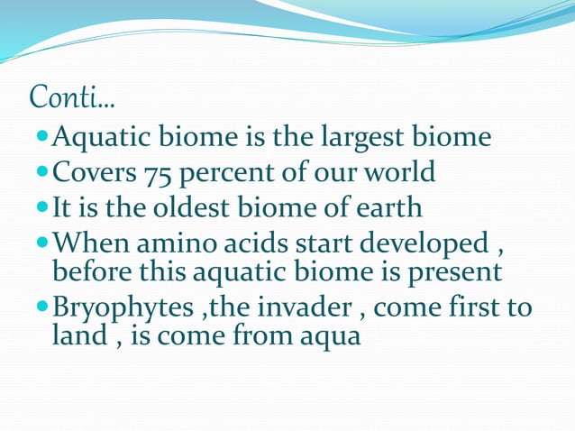 Biome, Aquatic Biome, Classification | PPTX
