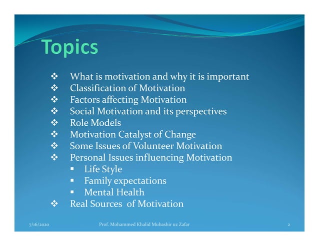 Responsibility-driven motivation | PPT