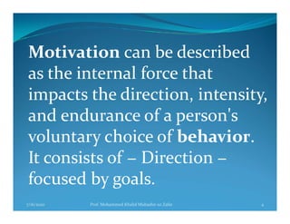 Responsibility-driven motivation | PDF