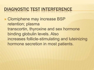 methergin and clomiphene citrate | PPTX