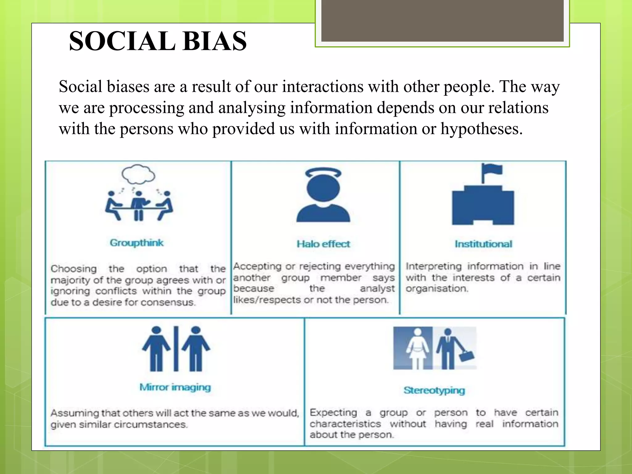 COGNITIVE DISTORTION AND BIASES | PPTX