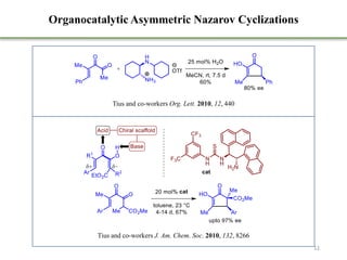 Presentations on Nazarov Cyclization Reaction | PPTX
