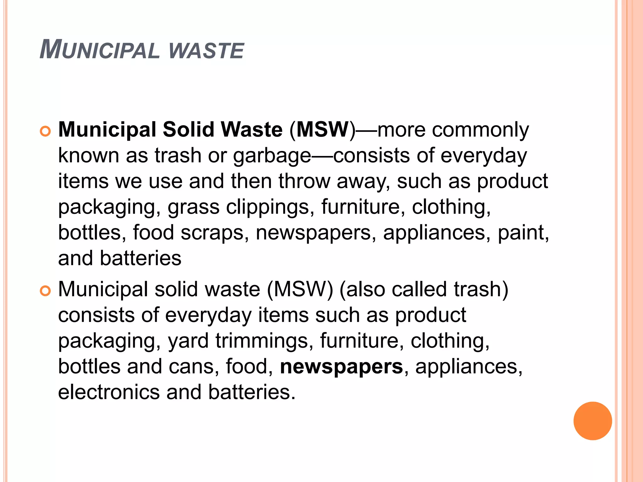 solid waste management | PPTX