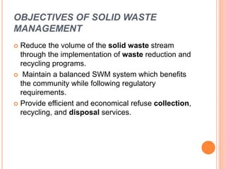 solid waste management | PPTX