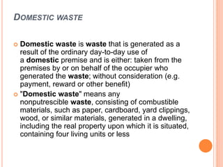 solid waste management | PPTX