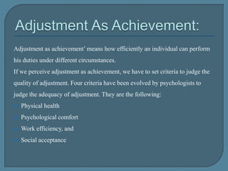 ADJUSTMENT | PPT