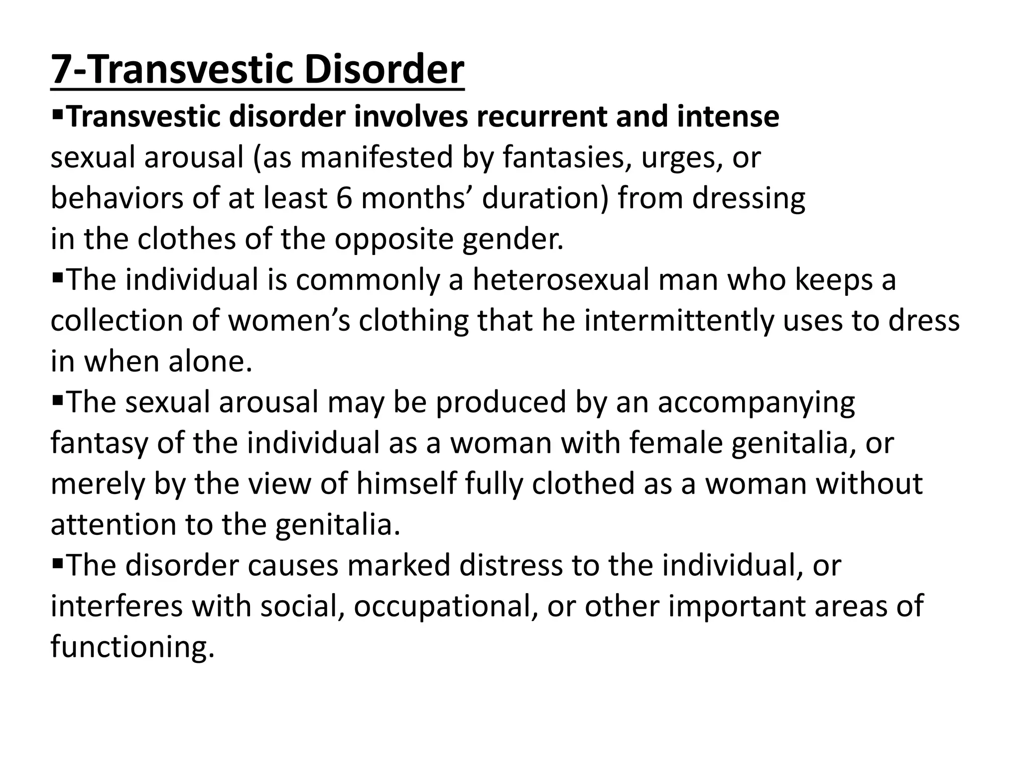 SEXUAL DISORDERS | PPTX