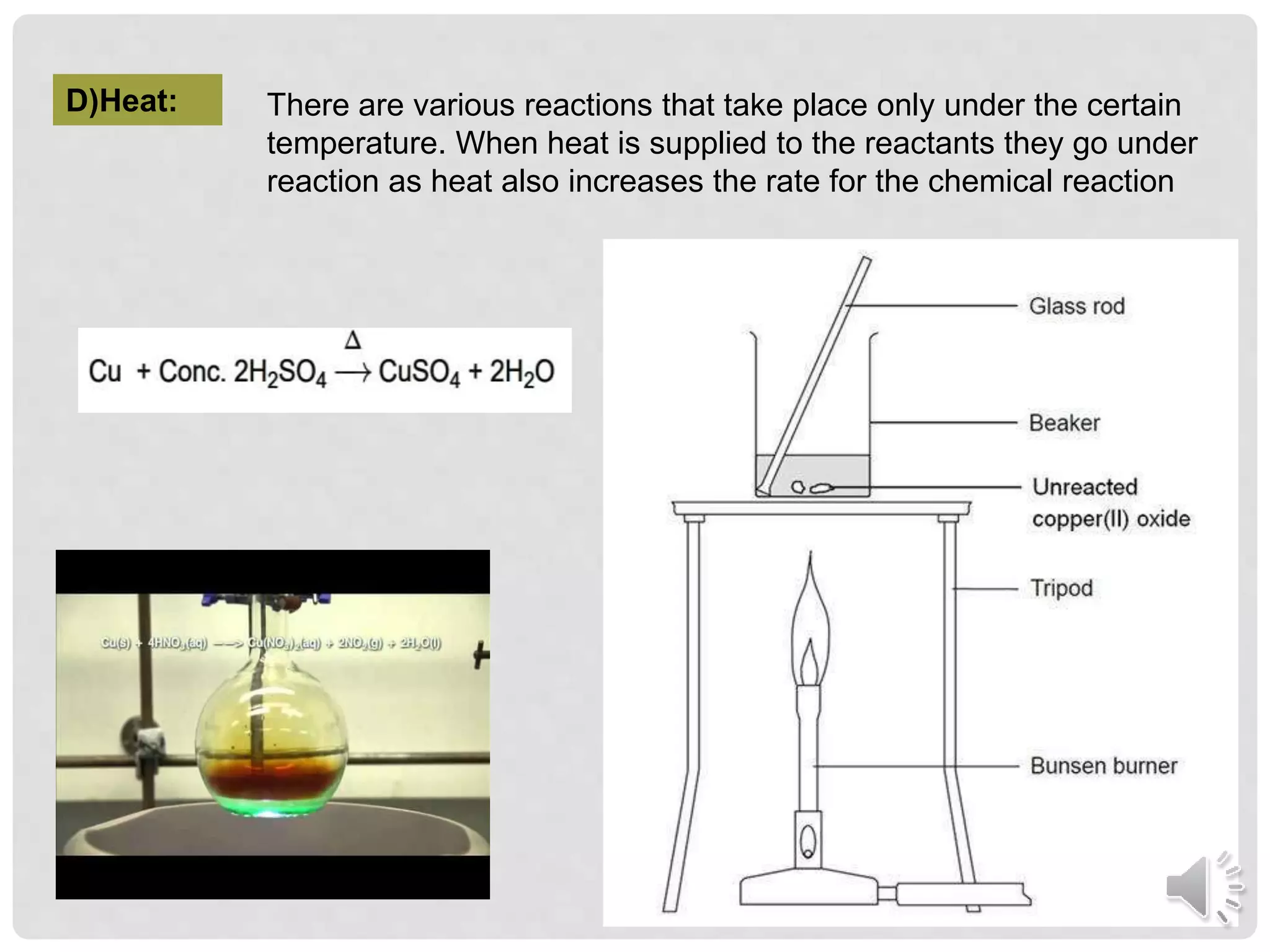 condition for the chemical change ICSE class 9 | PPTX