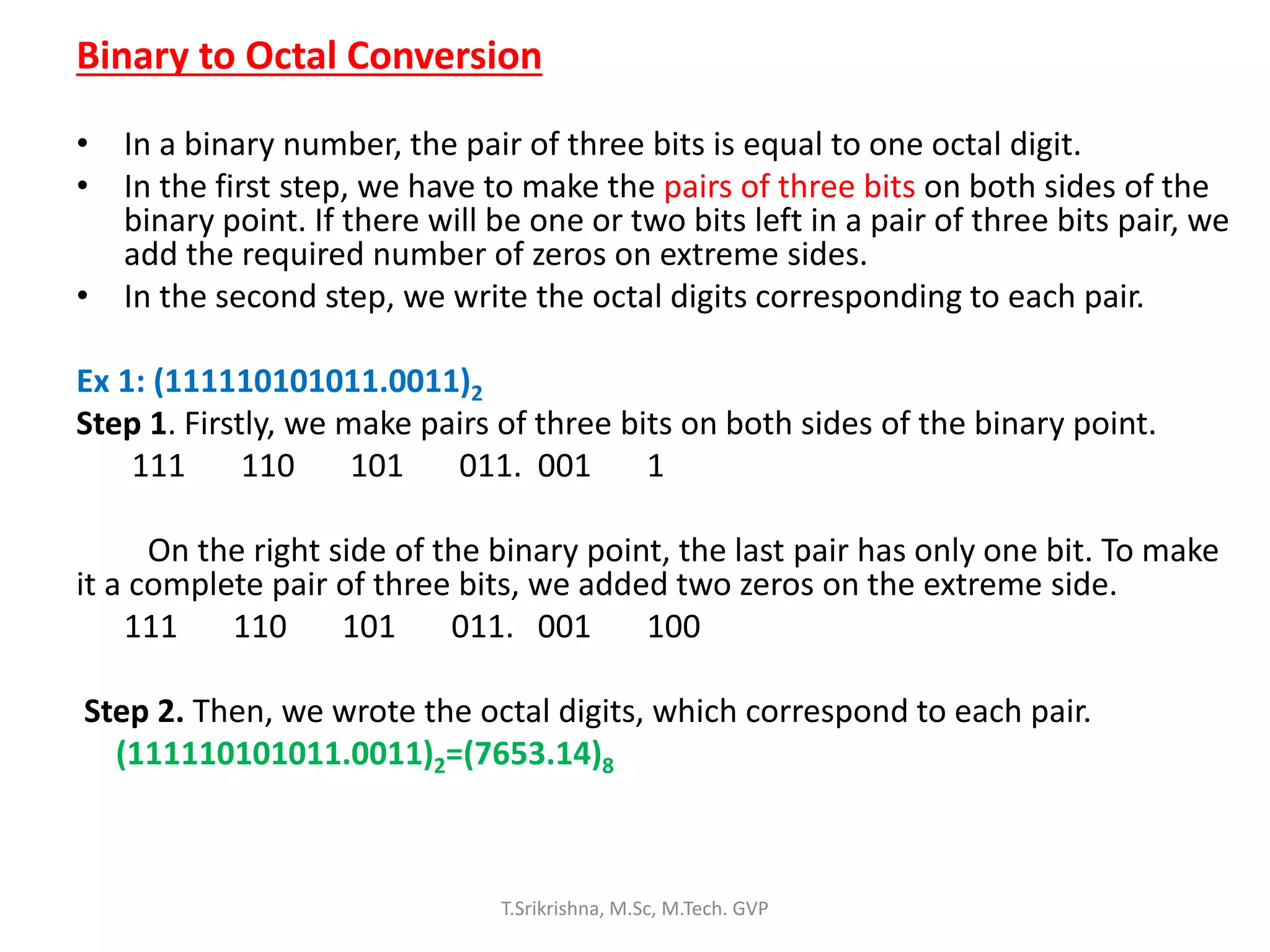Number Base Conversion Digital Electronics | PPTX