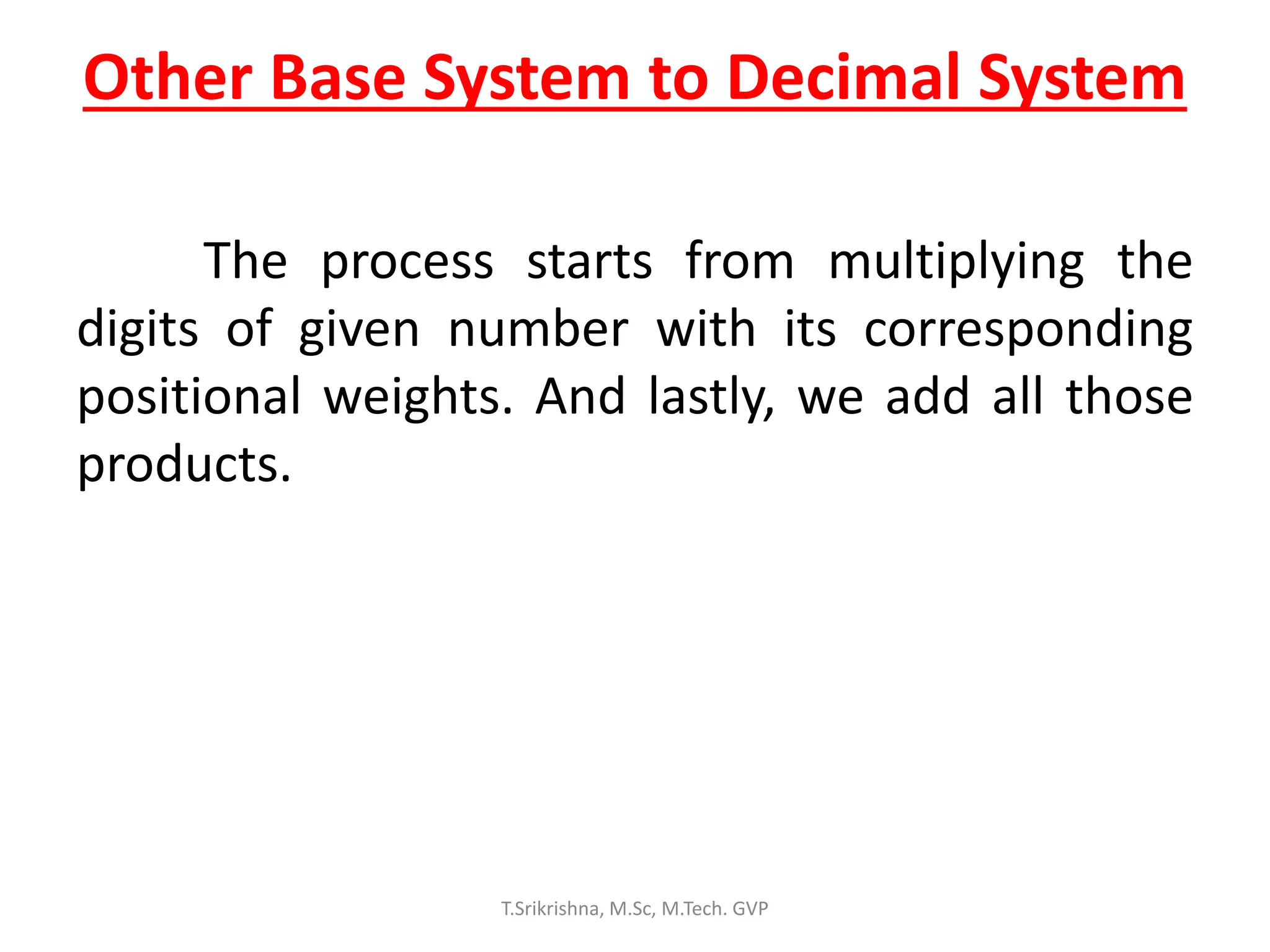 Number Base Conversion Digital Electronics | PPTX