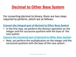 Number Base Conversion Digital Electronics | PPTX
