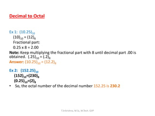 Number Base Conversion Digital Electronics | PPTX
