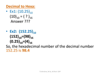 Number Base Conversion Digital Electronics | PPTX