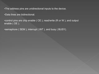 dual-port RAM (DPRAM) | PPTX