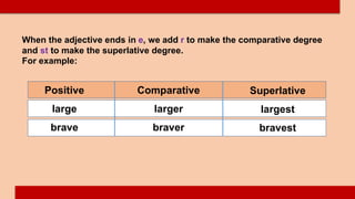 Degree of comparison | PPTX