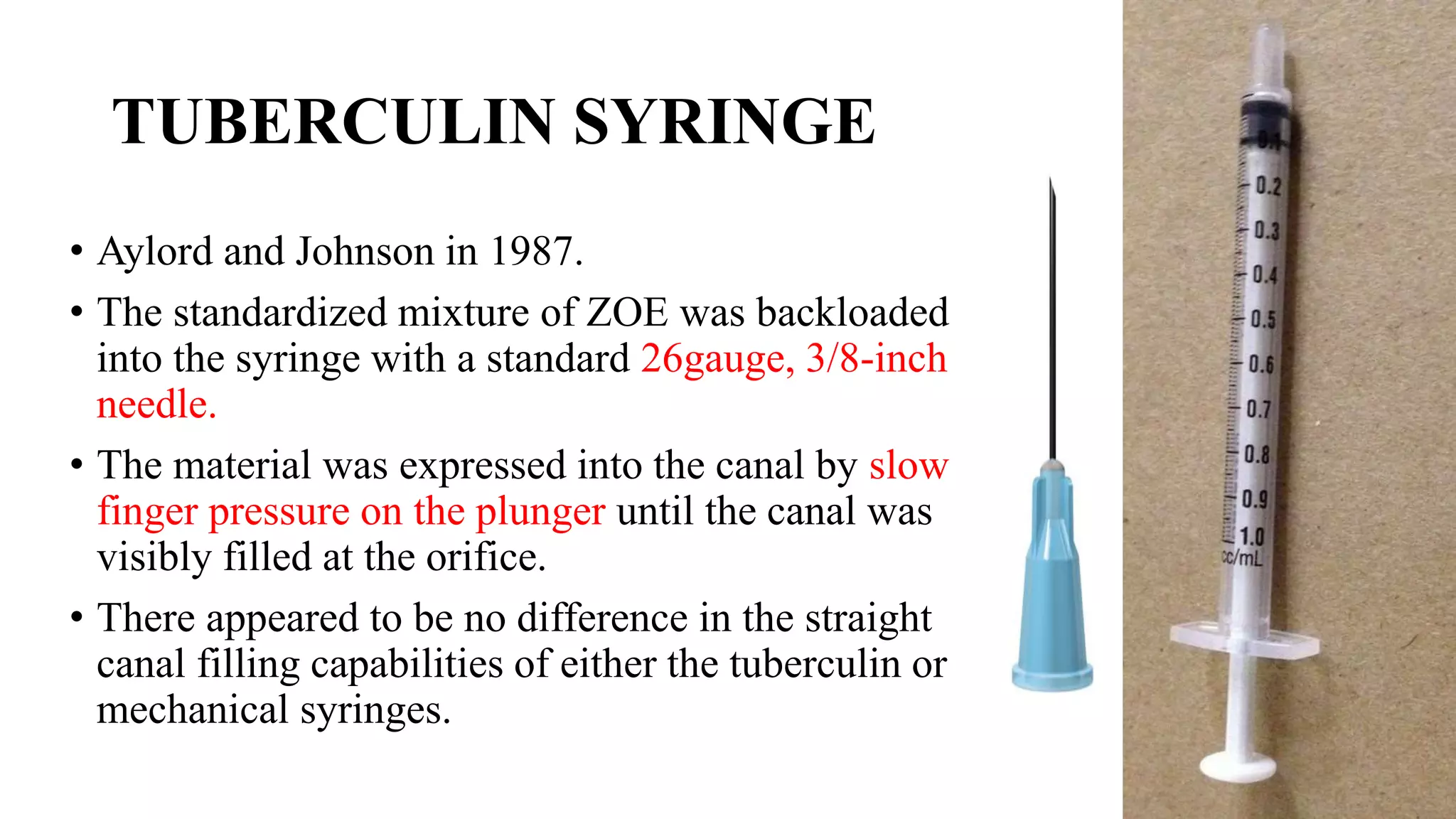Obturation Techniques in Primary Teeth | PPTX