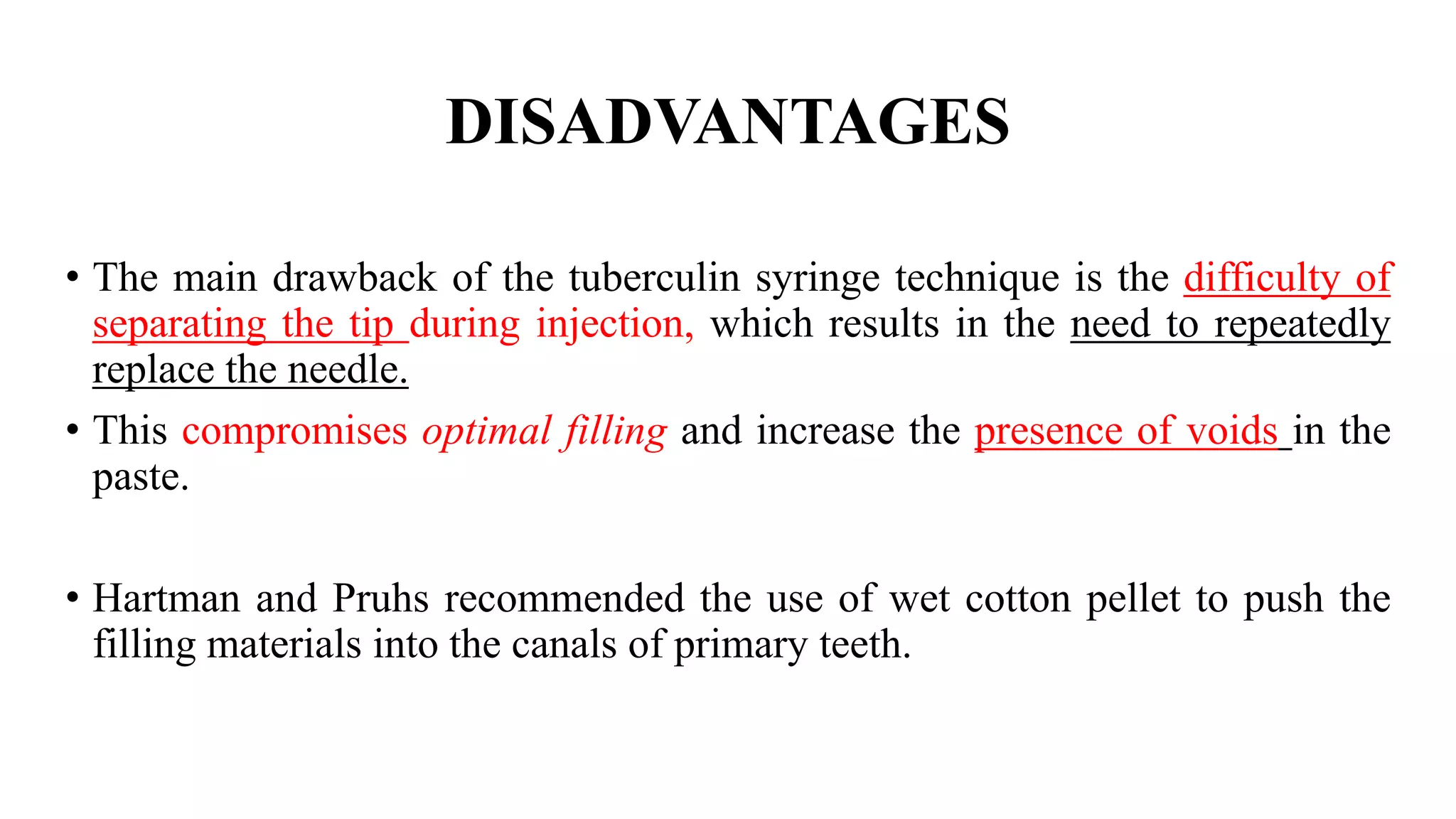 Obturation Techniques in Primary Teeth | PPTX