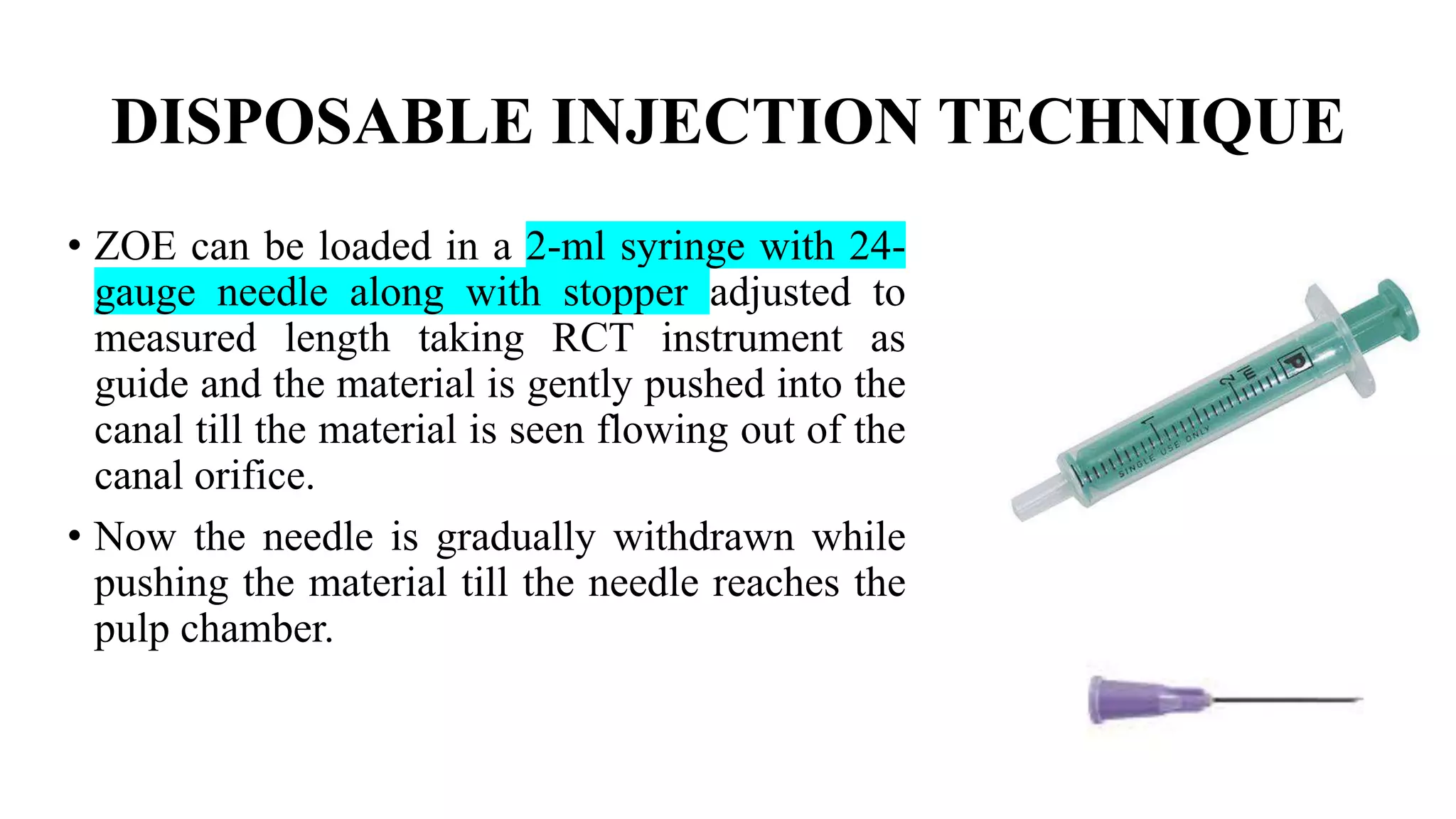 Obturation Techniques in Primary Teeth | PPTX