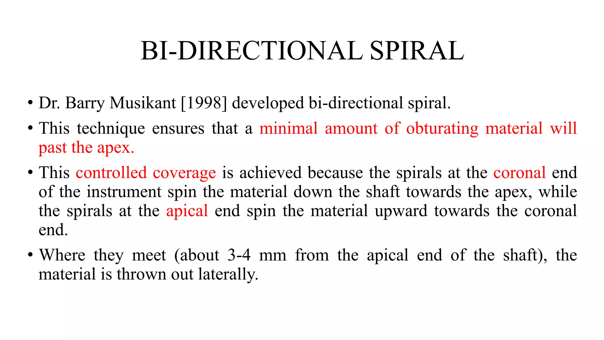 Obturation Techniques in Primary Teeth | PPTX