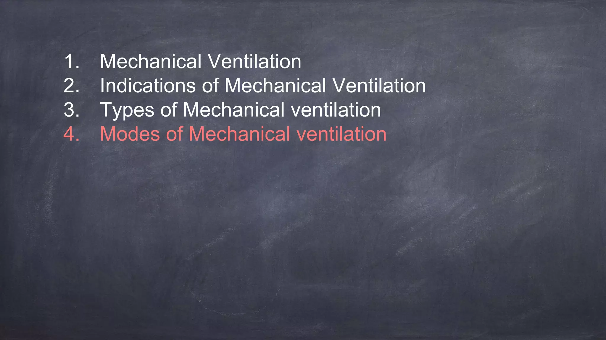 Mechanical Ventilation modes used clinically | PPTX | Lung and ...