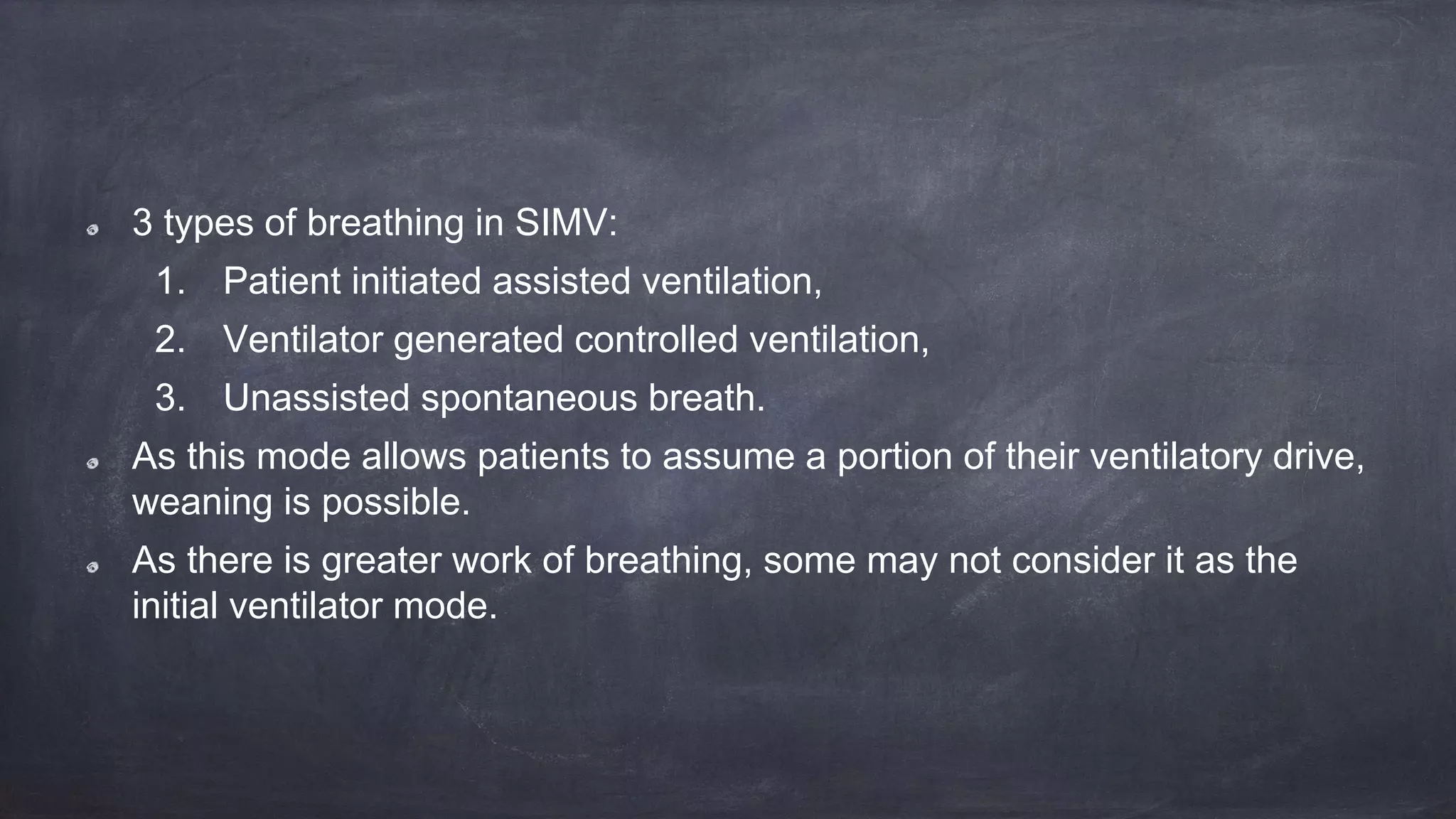 Mechanical Ventilation modes used clinically | PPTX | Lung and ...