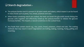 chemical changes in food | PPTX