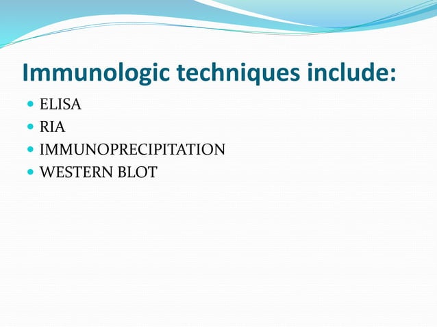 IMMUNOLOGICAL TECHNIQUES | PPTX