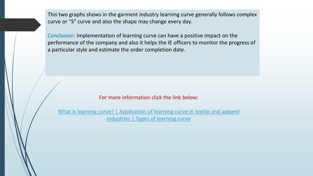 What is learning curve? | Application of learning curve in textile and ...