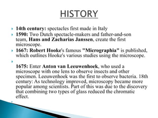 microscopy/type of microscopy | PPT