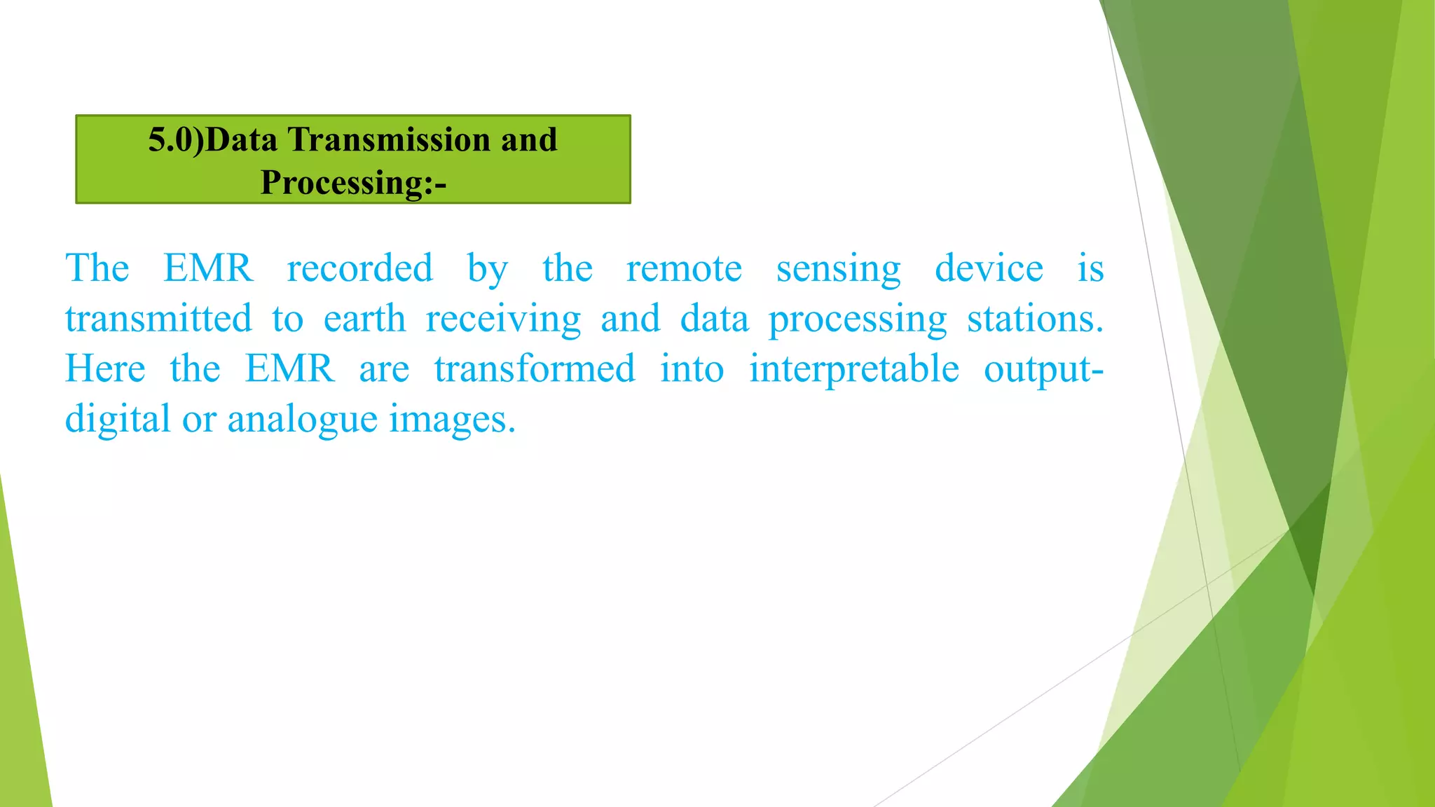 STAGES OF REMOTE SENSING. | PPTX