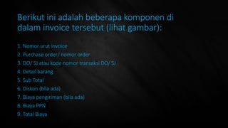Pengertian Invoice dan Jasa Percetakan Karawang | PPT