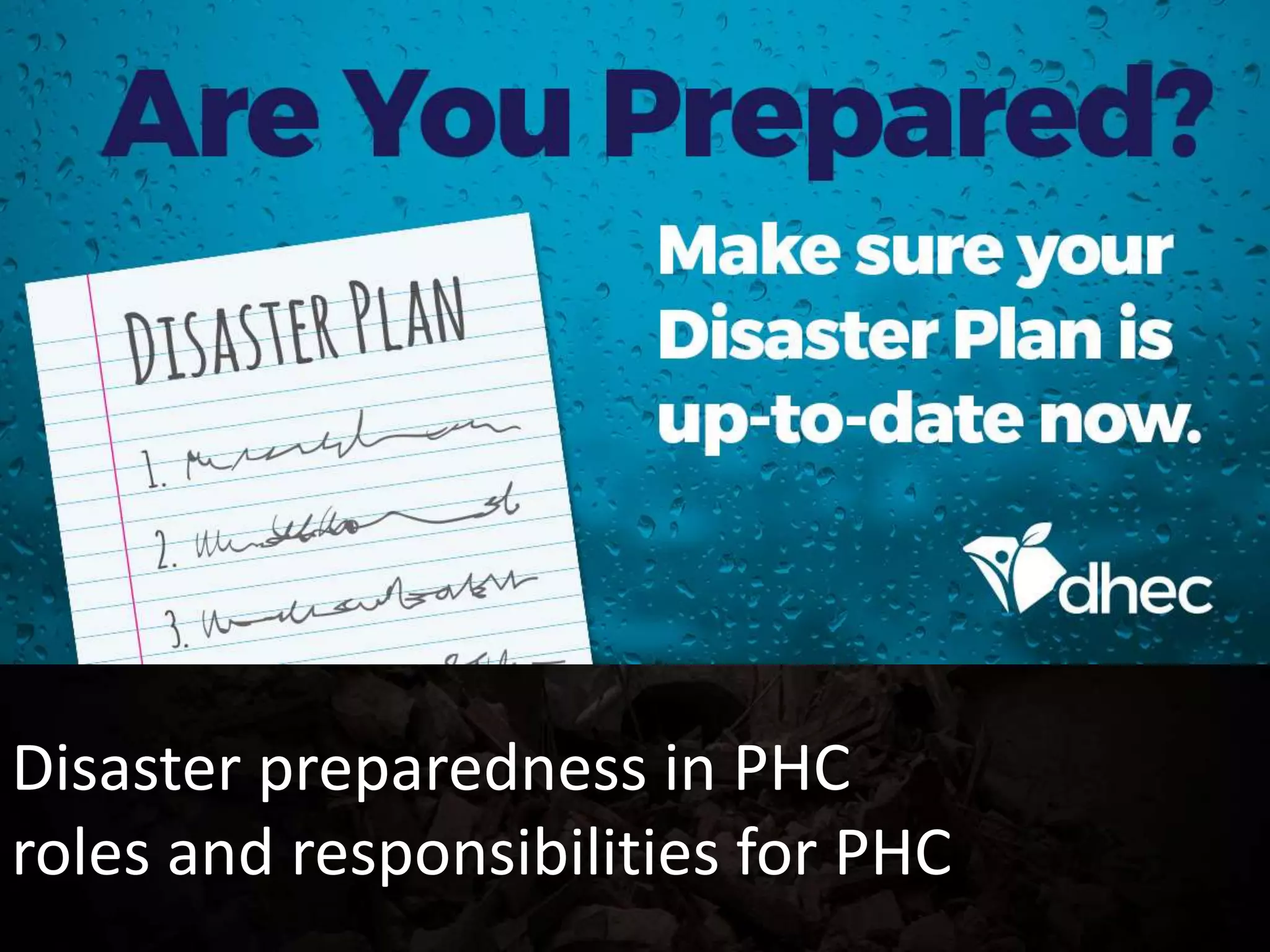 Disaster Management | PPTX