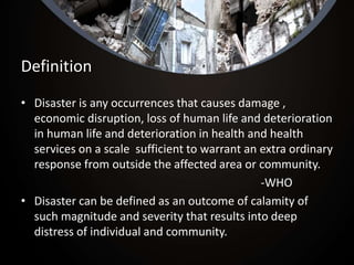 Disaster Management | PPTX