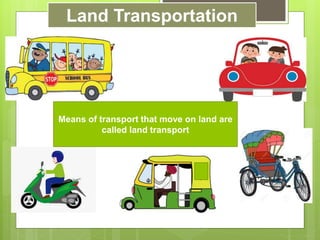 Modes Of Transportation - Dhwani Dhall | PPTX | Air Travel | Travel Type