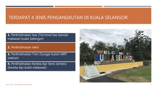 PENGANGKUTAN BANDAR DI DAERAH KUALA SELANGOR. | PPTX