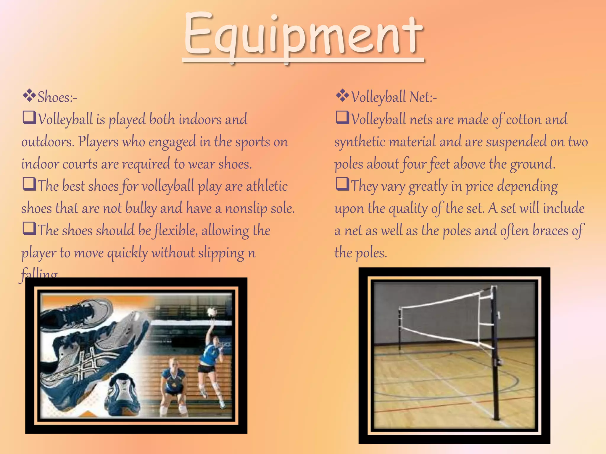 Description on VOLLEYBALL | PPT