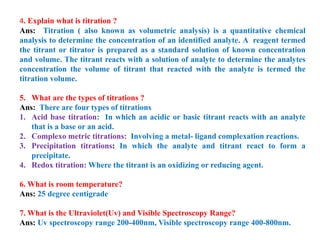 Chemistry Interview Questions and Answers | PPTX
