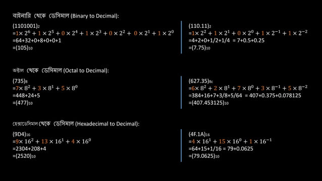 Number System and Binary operation | PPT