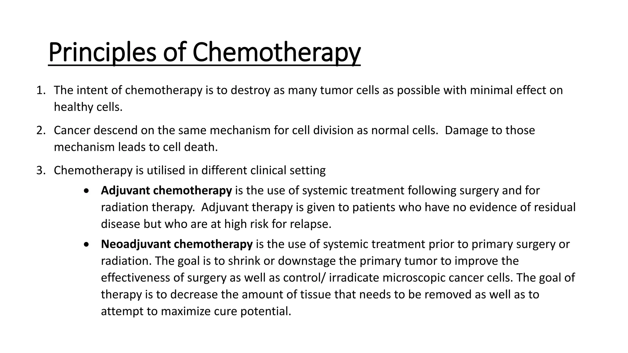 chemotherapy administration | PPTX
