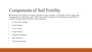 Soil Nutrition Management in Organic Farming | PPTX