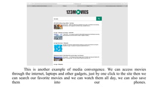 "TYPES OF MEDIA: MEDIA CONVERGENCE" | PPTX