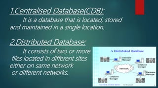 Database and its Types. | PPTX
