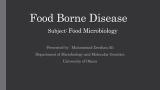 Food Borne Disease | PPTX