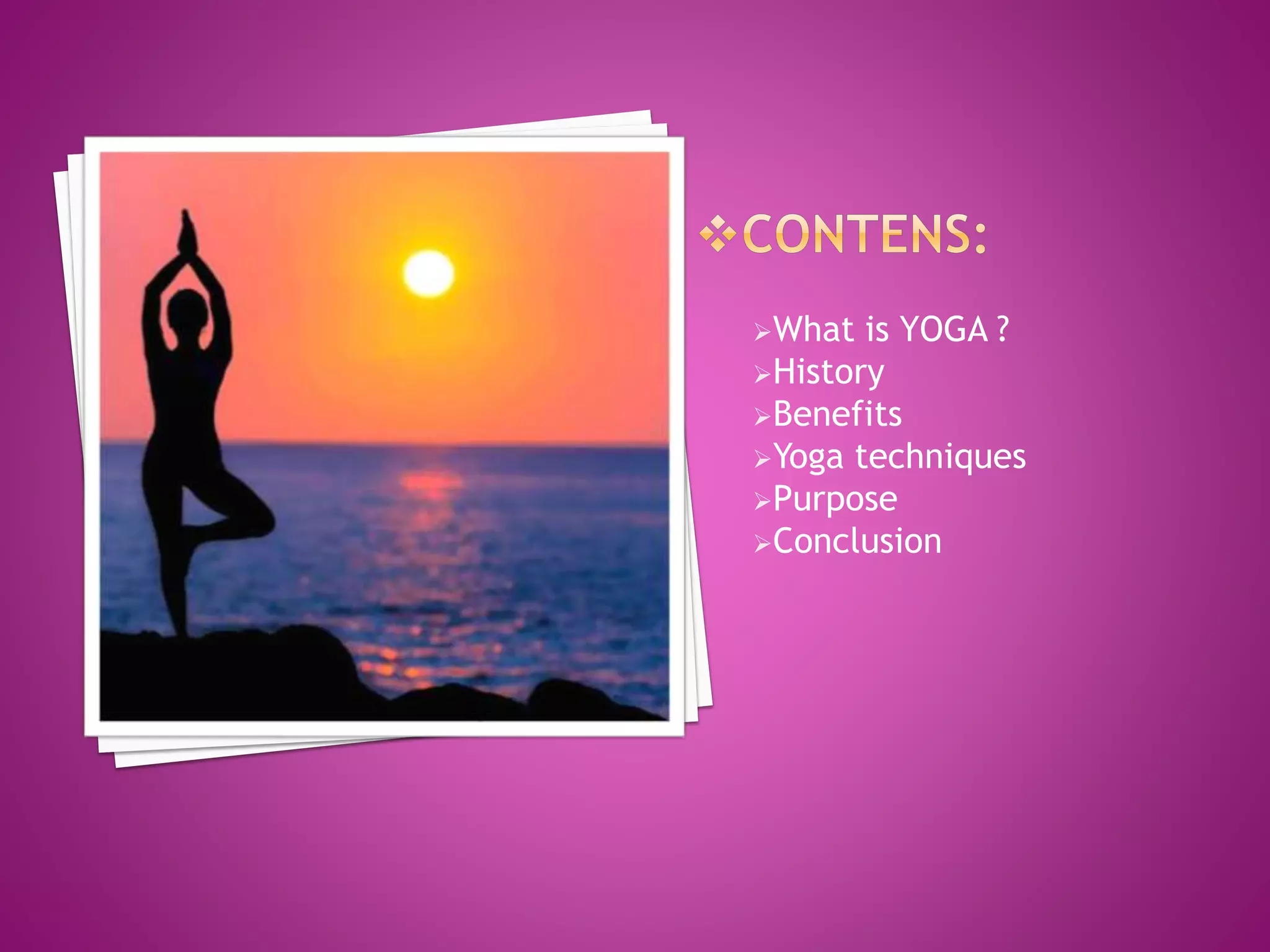 yoga presentation | PPT