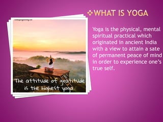 yoga presentation | PPTX