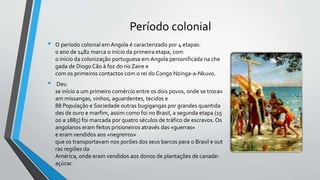 Angola Civilization Lusophone Africaine | PPTX